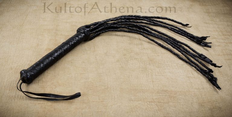 Leather Cat O' Nine Tails Whip