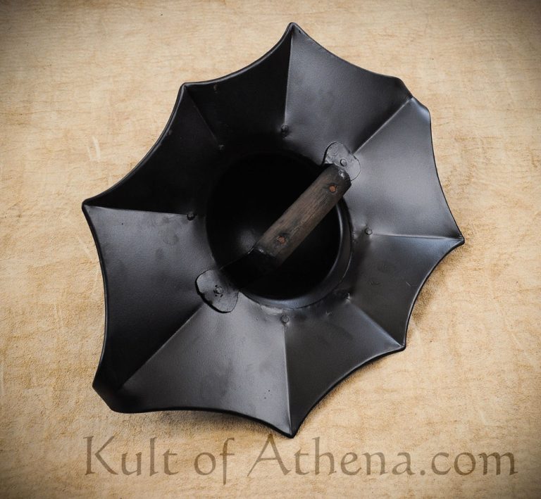 Talhoffer Buckler - Blackened Steel - 16 Gauge Steel