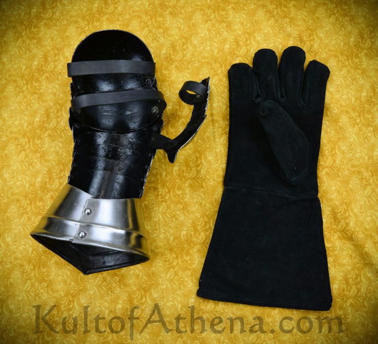 Clamshell Gauntlets - 16 Gauge Steel