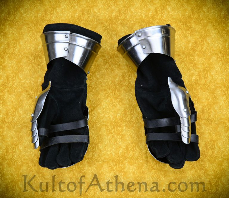 Clamshell Gauntlets - 16 Gauge Steel