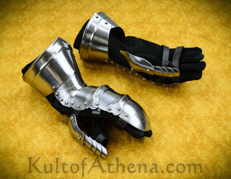 Clamshell Gauntlets - 16 Gauge Steel