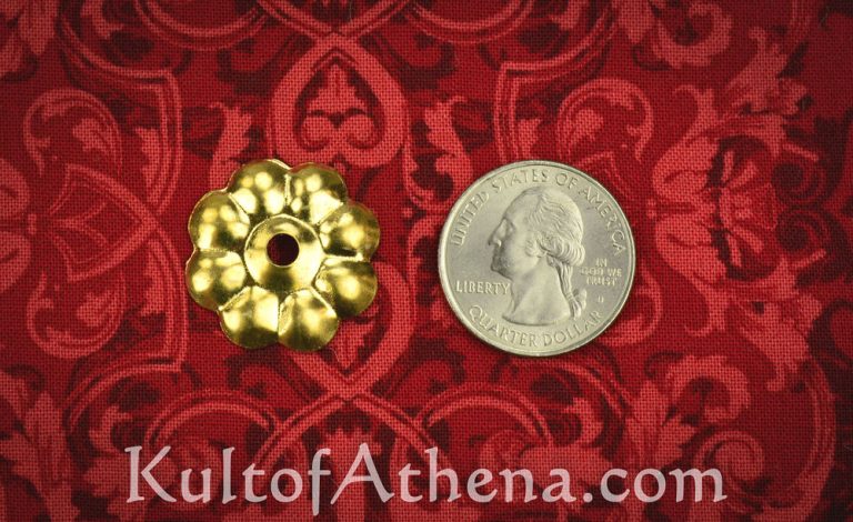 Large Brass Rosette Washers - Set of 10