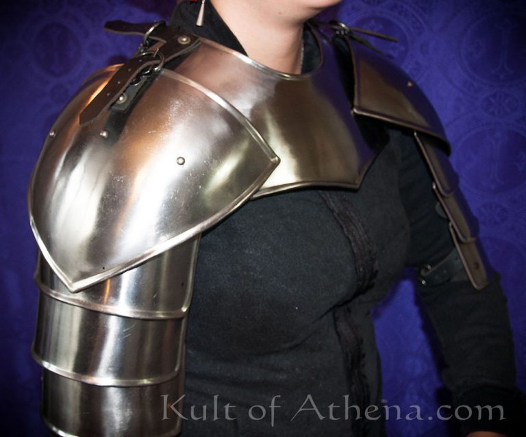 Women's Pauldrons - 20 Gauge Steel