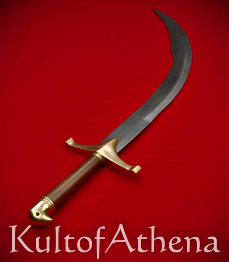 Baladay Scimitar - Damascus with Steel Hilt