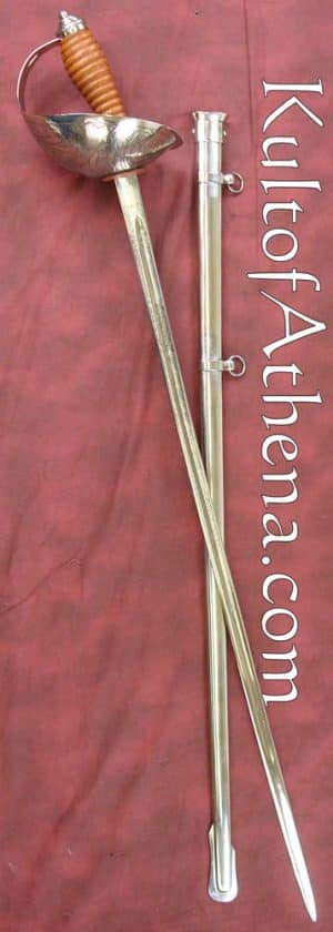 British 1912 Pattern Cavalry Officer's Sword - steel scabbard