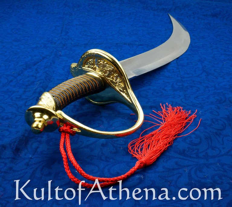 Pirate's Short Cutlass - Brass Hilt