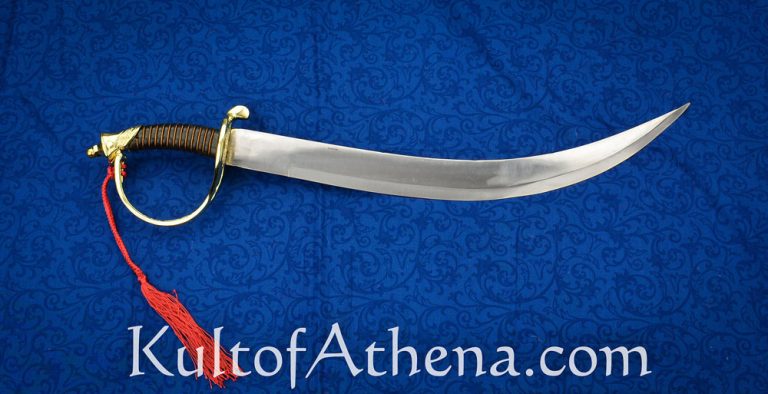 Pirate's Short Cutlass - Brass Hilt