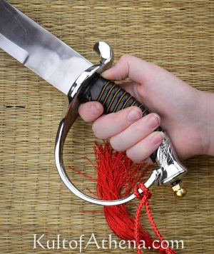 Pirate's Short Cutlass - Silvered Hilt