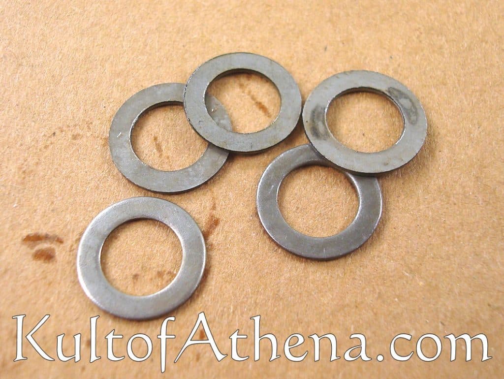 SFNM 1 kgs Loose Chainmail Rings - Mild Steel Solid Flat Rings 18 Gauge ...