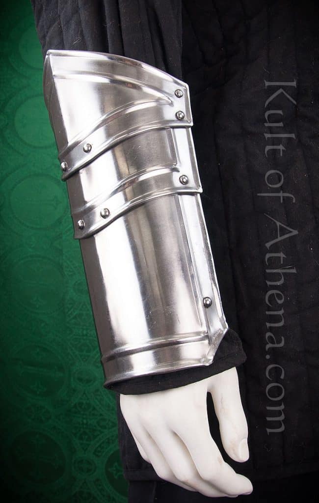 Ridged Bracers - 18 Gauge Steel