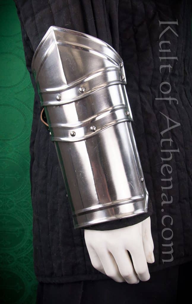 Ridged Bracers - 18 Gauge Steel