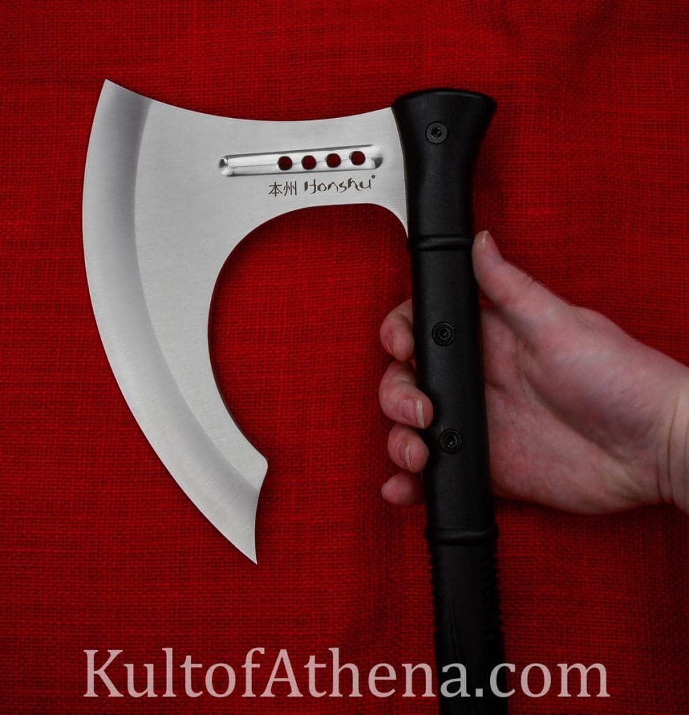 Honshu Karito Battle Axe With Sheath - Kult of Athena