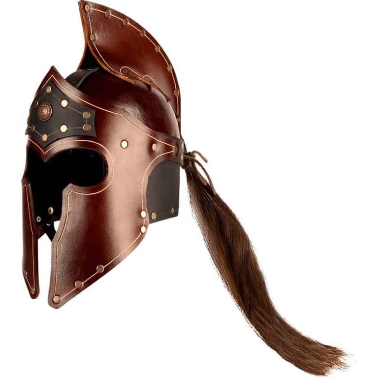 Roman Leather Praetorian Helm - Kult of Athena