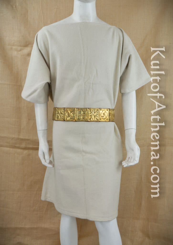 Wool Roman Tunic - White - Deepeeka - Kult of Athena
