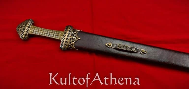 Bronze Hilt Danish Viking Sword with Damascus Blade - Deepeeka Primus ...