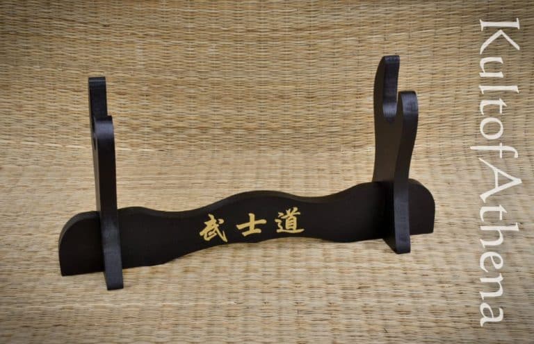 Musashi - Single Katana Sword Table Display Stand - Kult of Athena