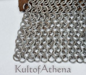 Chainmail Standard - Bishop's Mantle - Wedge Riveted - Mild Steel Flat ...
