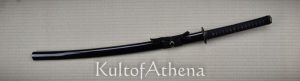 Ronin Katana - Hanzo Steel - Clay Tempered Black Bat Themed Katana ...