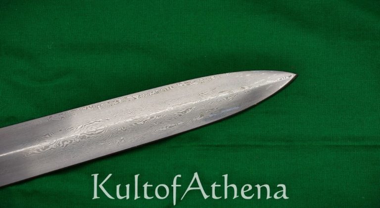 Honshu - Damascus Broadsword with Scabbard - Kult of Athena
