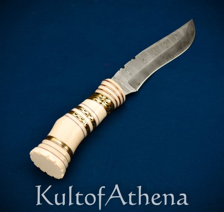 Devil's Edge - Dragontooth Fighting Damascus Dagger - Kult of Athena