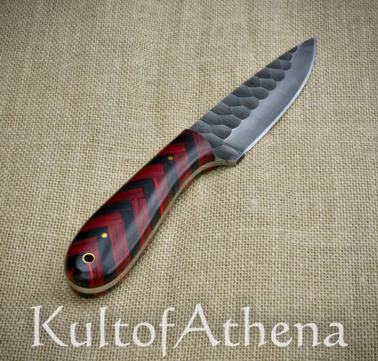 Devil's Edge - Red Warden - Chiseled Blade Dagger - High Carbon Steel ...