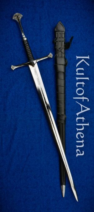 Darksword Armory - Anduril Sword with Black Scabbard with Integrated ...