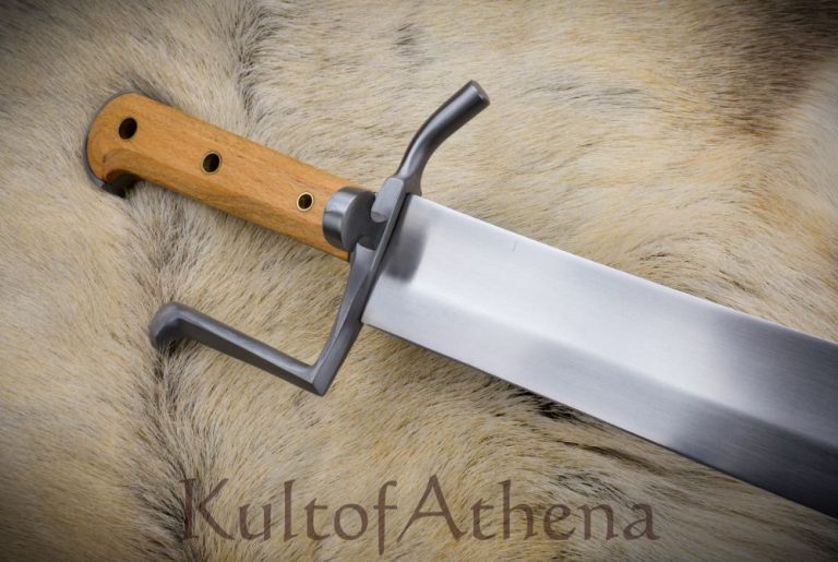 Landsknecht Emporium - Gustav Messer with Scabbard - Beechwood Grip ...