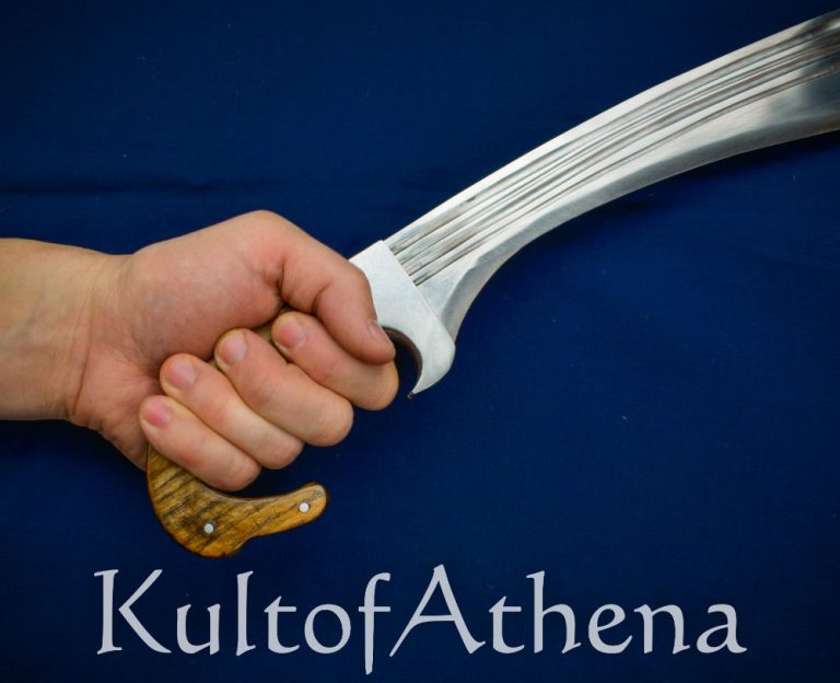 Iberian Falcata with Wood Grip - Deepeeka - Kult of Athena