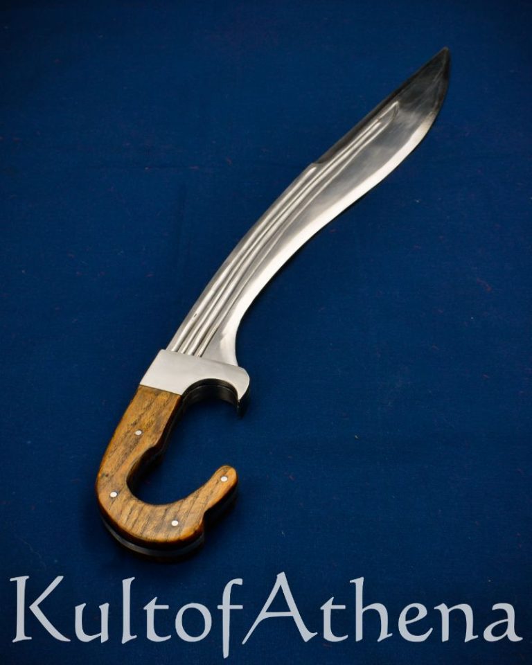 Iberian Falcata with Wood Grip - Deepeeka - Kult of Athena