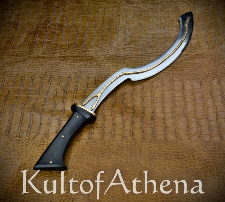 Full Tang Egyptian Black Khopesh - Deepeeka - Kult of Athena