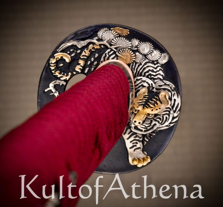Balaur Arms - Byakko Katana in Crimson - Kult of Athena