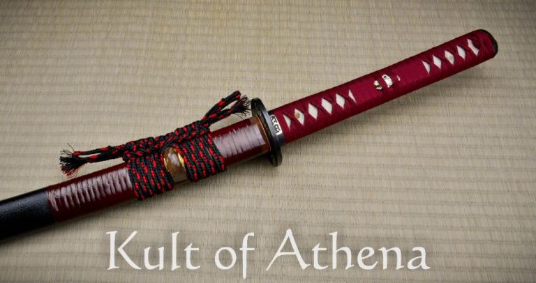 Balaur Arms - Byakko Katana in Crimson - Kult of Athena