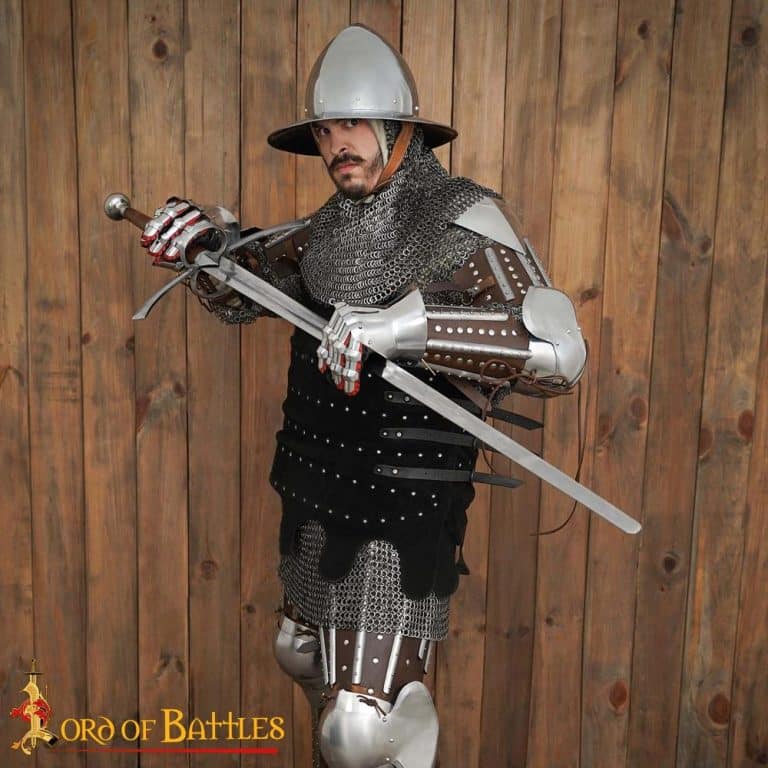 Italian Milanese Style Leg Armor - Cuisse and Poleyn