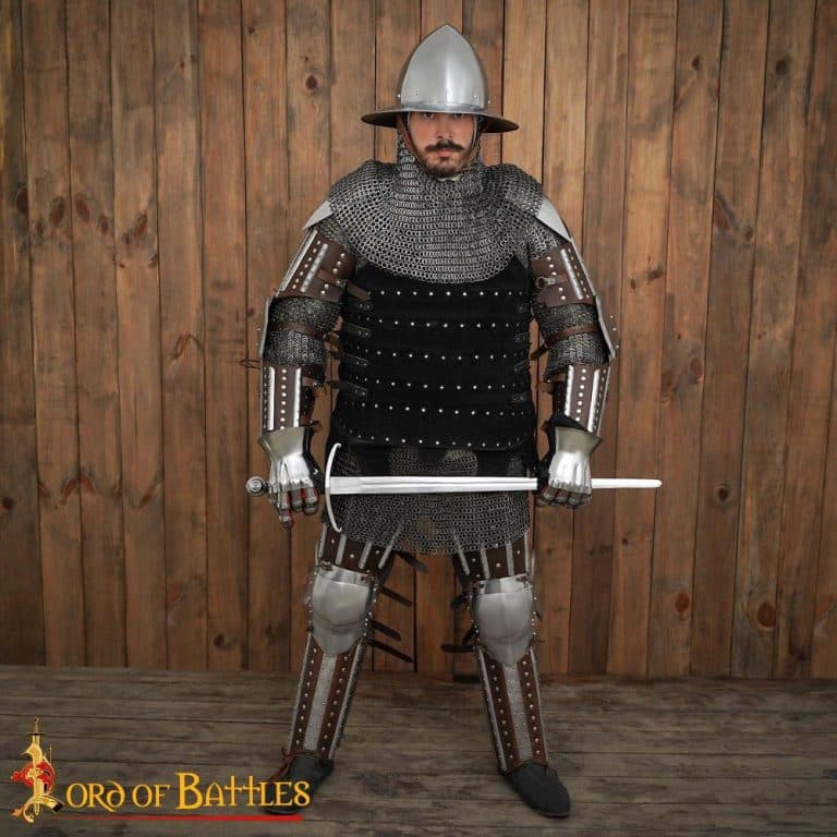 Italian Milanese Style Leg Armor - Cuisse and Poleyn