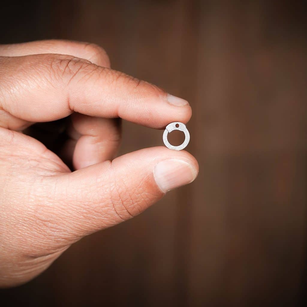 DFNM 1 kg Loose Chainmail Rings - Mild Steel Dome Riveted Flat Rings ...