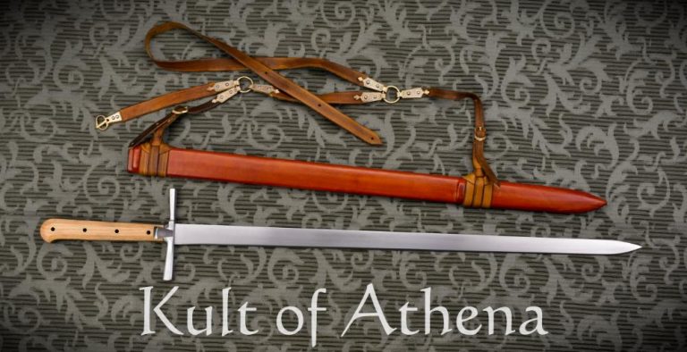 Landsknecht Emporium - Karl Messer with Scabbard - Beechwood Grip ...