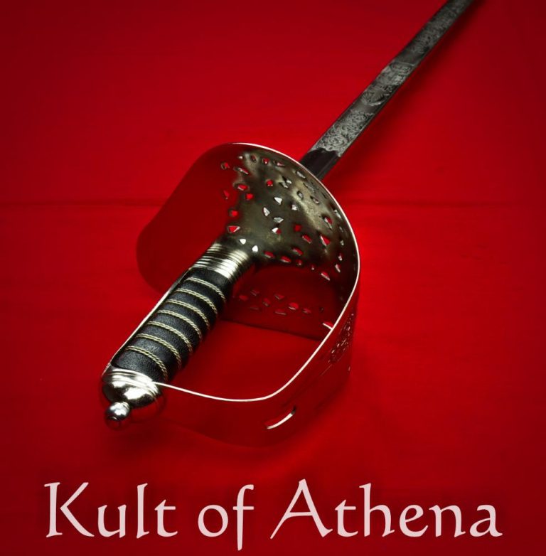 British 1897 Infantry Officer's Saber with Brown Leather Wood Core ...