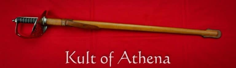 British 1897 Infantry Officer's Saber with Brown Leather Wood Core ...