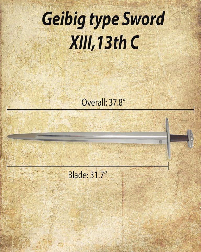 Geibig type Sword XIII, 13th C - Norse Alley - Kult of Athena